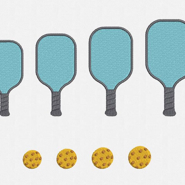 Pickleball Embroidery Designs - Etsy
