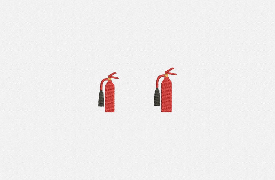 Mini Fireman Machine Embroidery Design - 8 Designs by 2 Sizes - Etsy