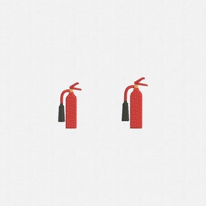 Mini Fireman Machine Embroidery Design - 8 Designs by 2 Sizes - Etsy