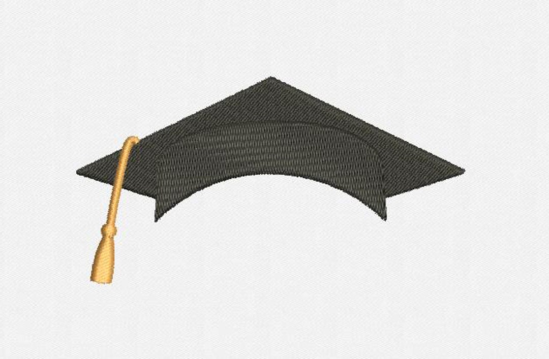 Graduation Hat Frame Monogram Machine Embroidery Design - 4 Sizes - Etsy
