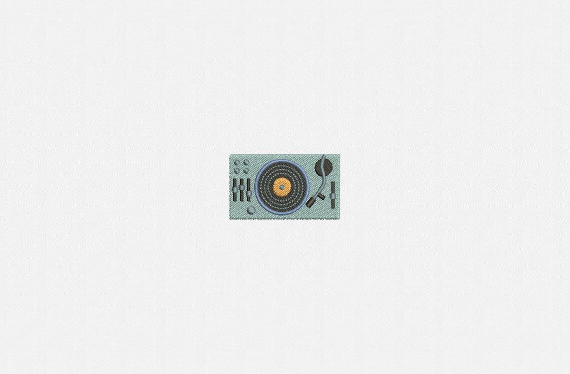 Mini DJ Mixer Machine Embroidery Design 3 Sizes - Etsy