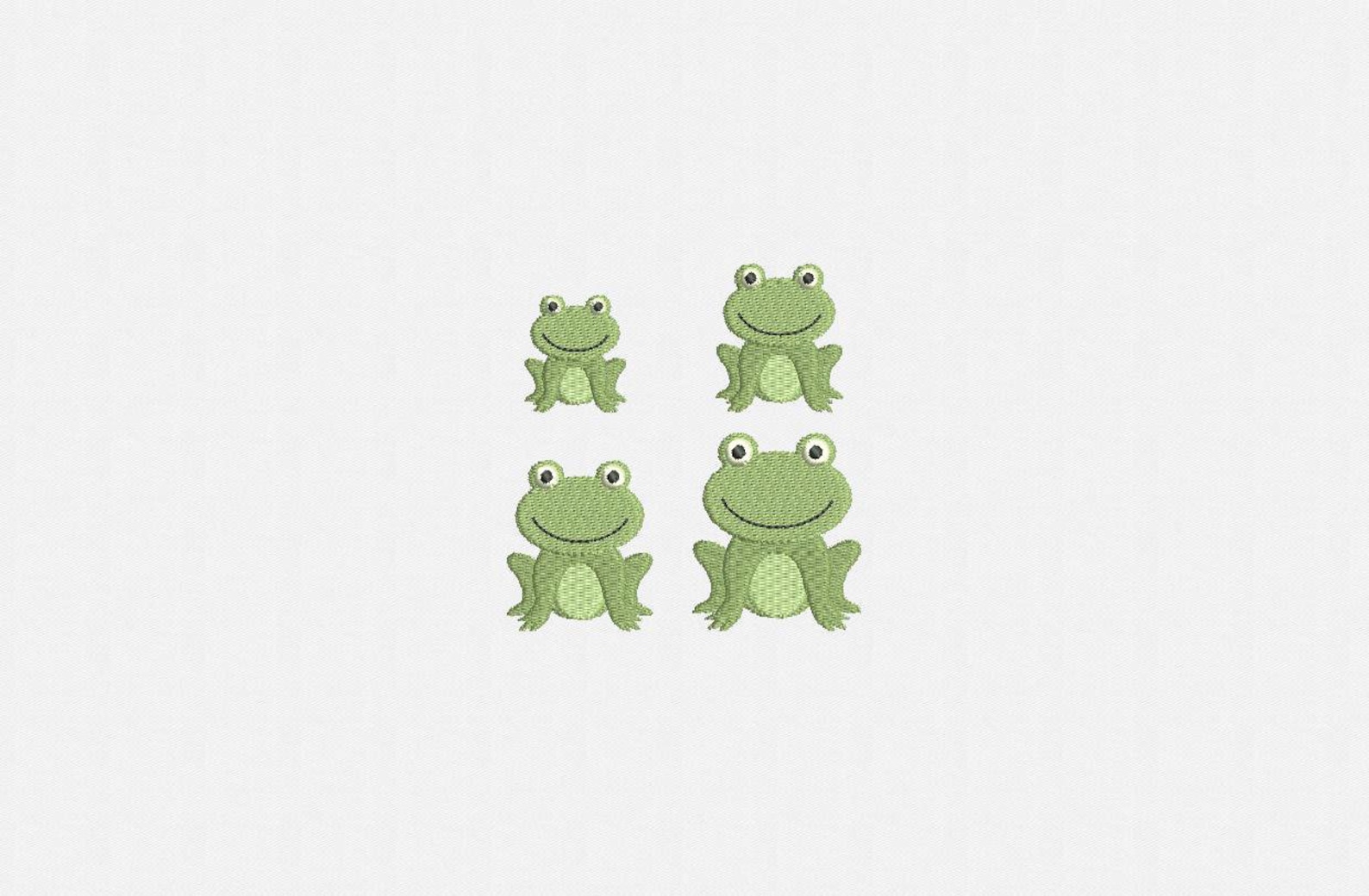 Mini Frog Machine Embroidery Design - 4 Sizes - Etsy