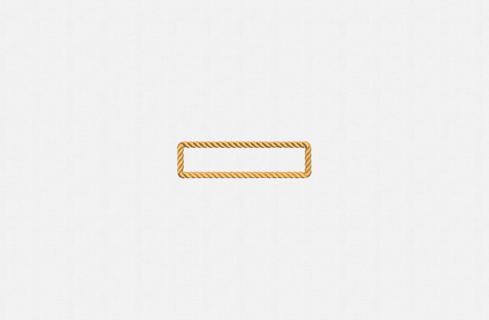 Rectangle Rope Frame Machine Embroidery Designs 7 Sizes - Etsy