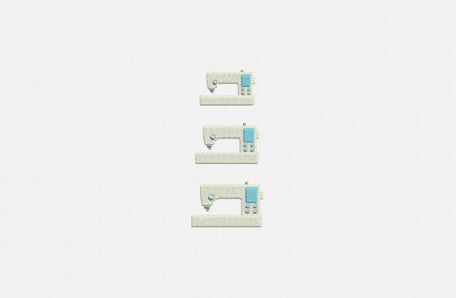 Mini Seamstress Machine Embroidery Designs Pack- 8 Designs by 3 Sizes ...