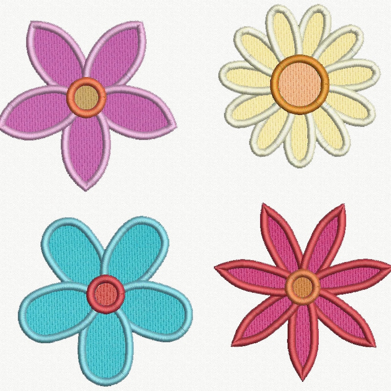 Flower Applique - Etsy