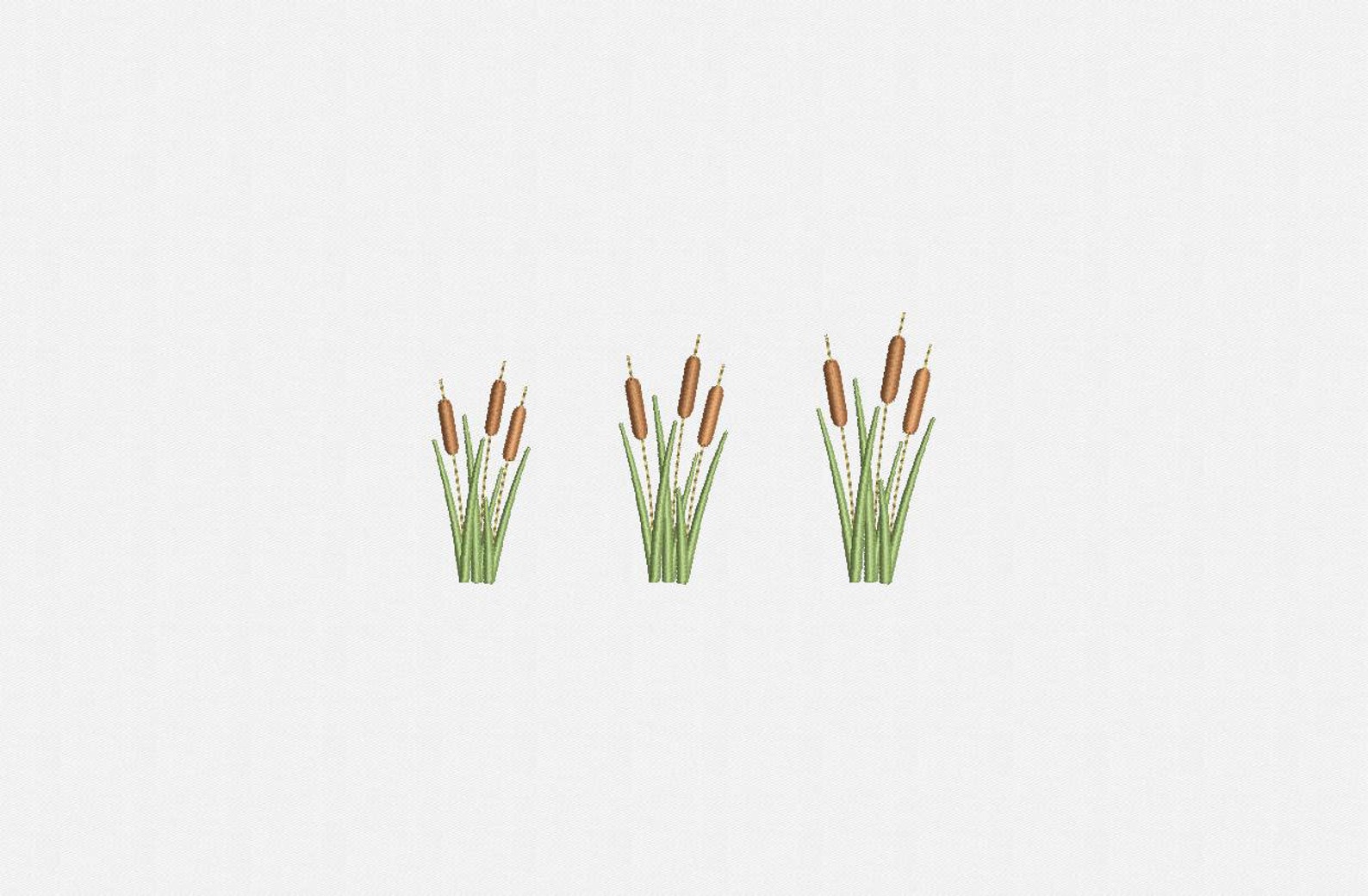 Mini Cattails, Mallard Duck, Loon Machine Embroidery Designs: 5 Designs ...