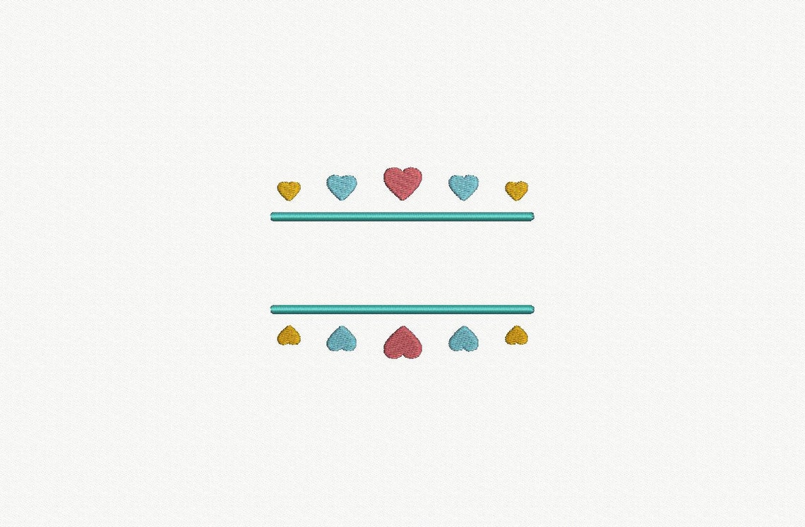 Split Frame Machine Embroidery Design 1 Size | Etsy