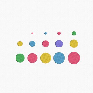 Mini Geometric Shapes Machine Embroidery Design - 8 Designs: Star, Dot ...