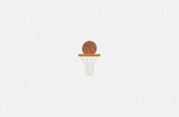 Mini Basketball Hoop Machine Embroidery Design 5 Sizes | Etsy