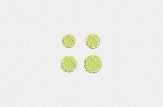 Tennis Ball Machine Embroidery Design 4 Sizes | Etsy