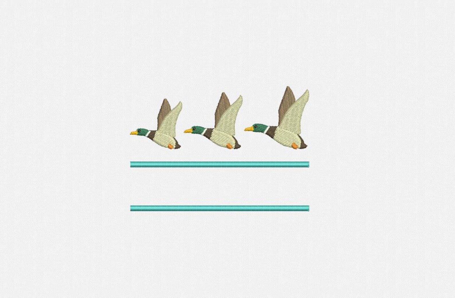 Split Ducks Machine Embroidery Design - 2 Sizes - Etsy
