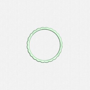 Scalloped Frame Machine Embroidery Design 4 Sizes - Etsy