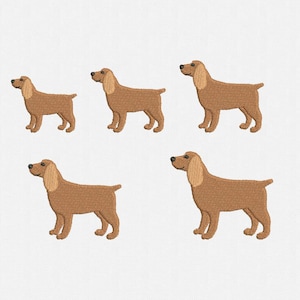 Mini Dogs Machine Embroidery Designs Pack - 4 Designs by 5 Sizes ...
