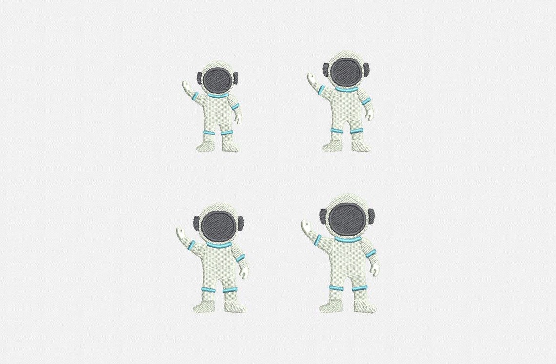 Mini Universe Machine Embroidery Designs Pack 7 Designs by 4 | Etsy