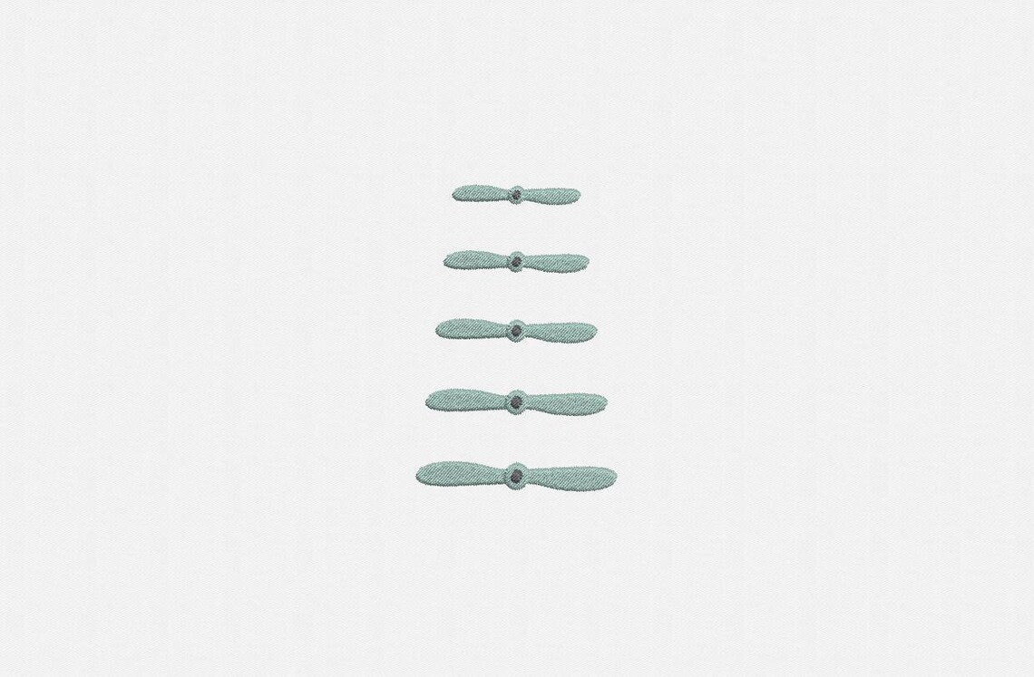 Mini Pilot Machine Embroidery Design 7 Designs - Etsy