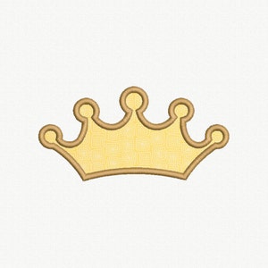 Crown Applique Machine Embroidery Design - 4 Sizes - Etsy