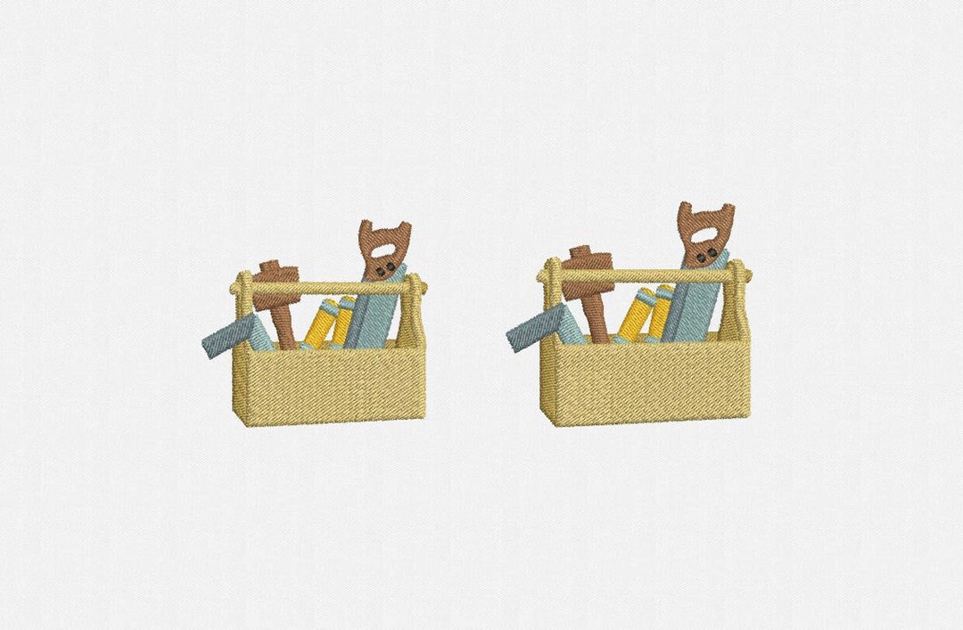 Carpenter Toolbox Machine Embroidery Design - 2 Sizes - Etsy
