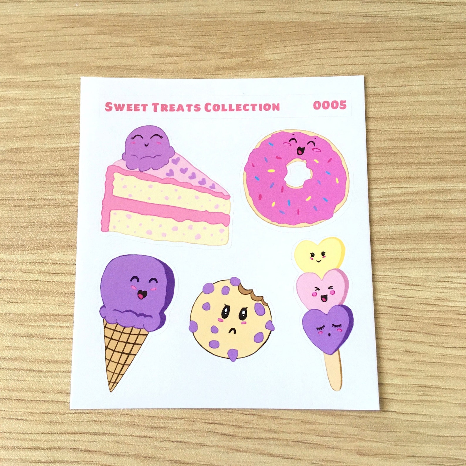 Sweet Treats Collection Sticker Pack - Etsy UK
