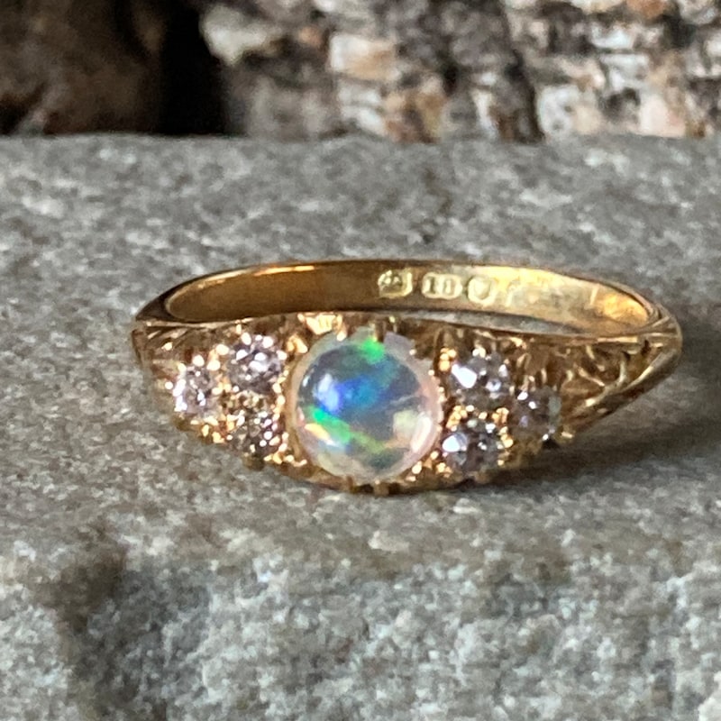 Antique Opal Ring - Etsy