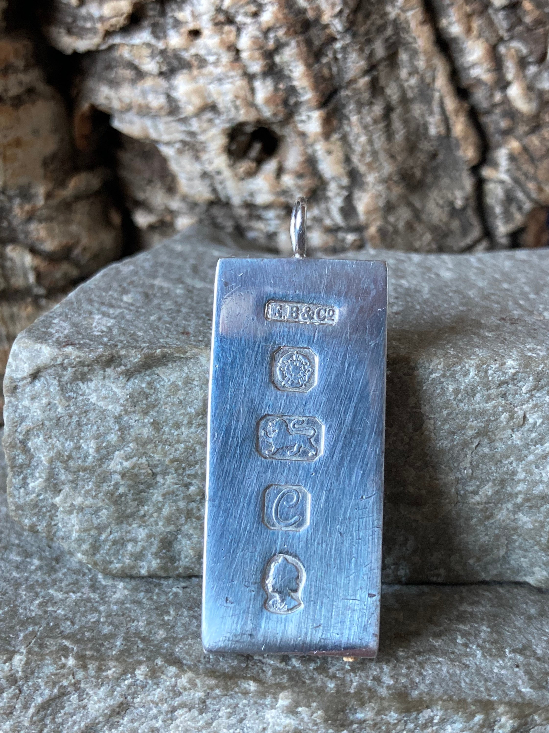 A Classic Vintage Silver Ingot With the Queen’s Silver Jubilee ...