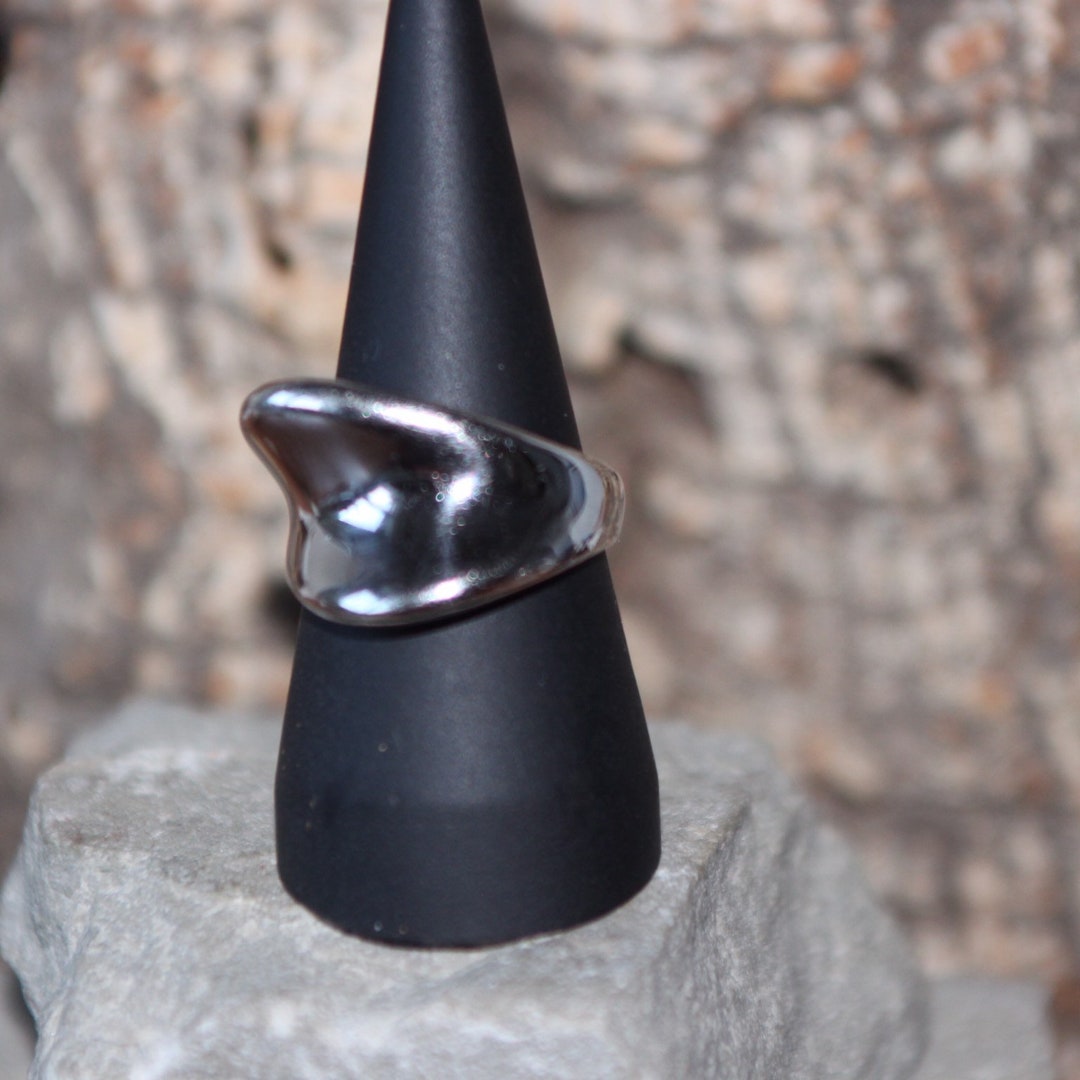 A Modern Design Abstract Silver Ring SKU1984 - Etsy