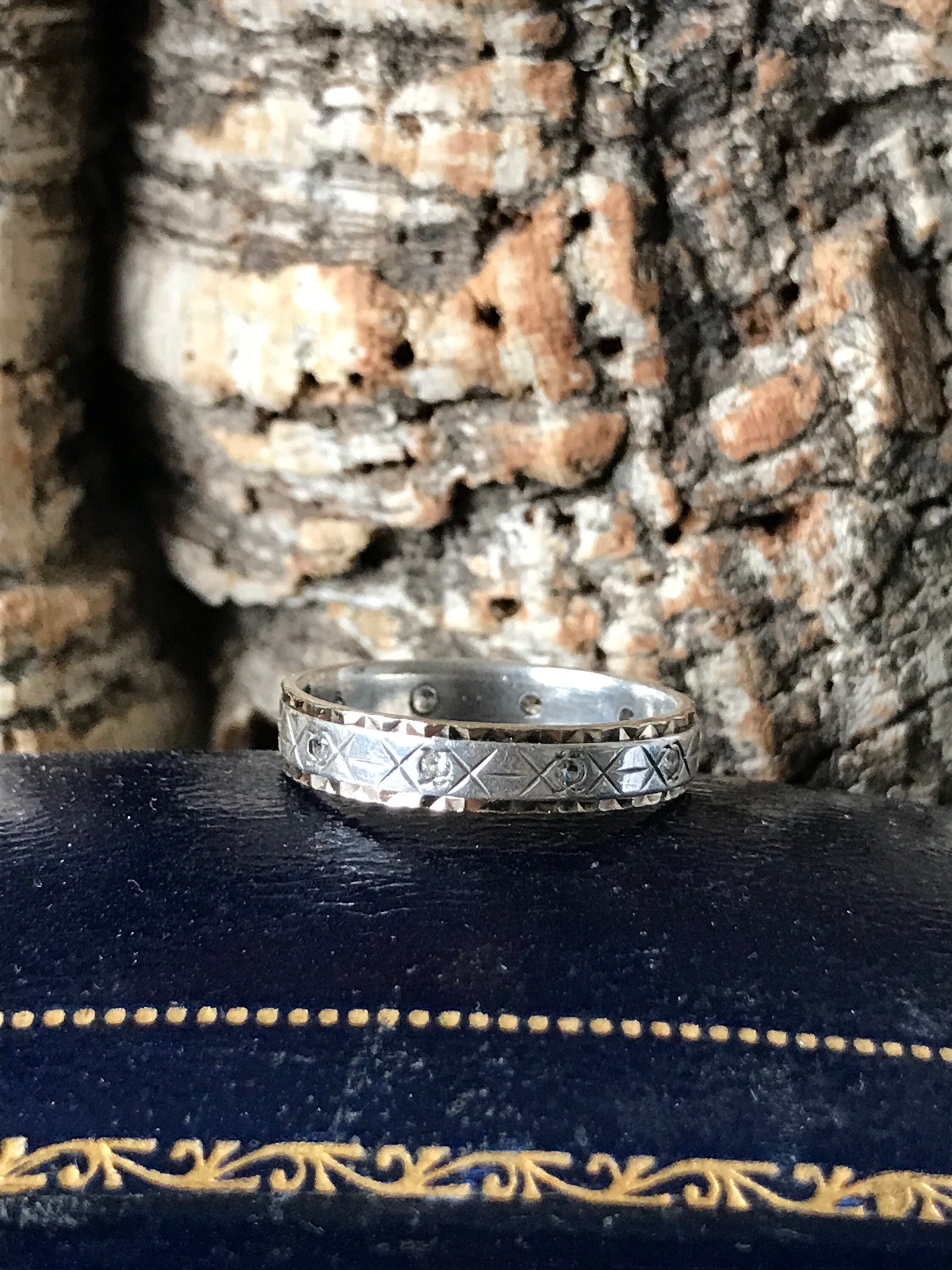 A Classic Faux Diamond Full Eternity Ring SKU4188 - Etsy