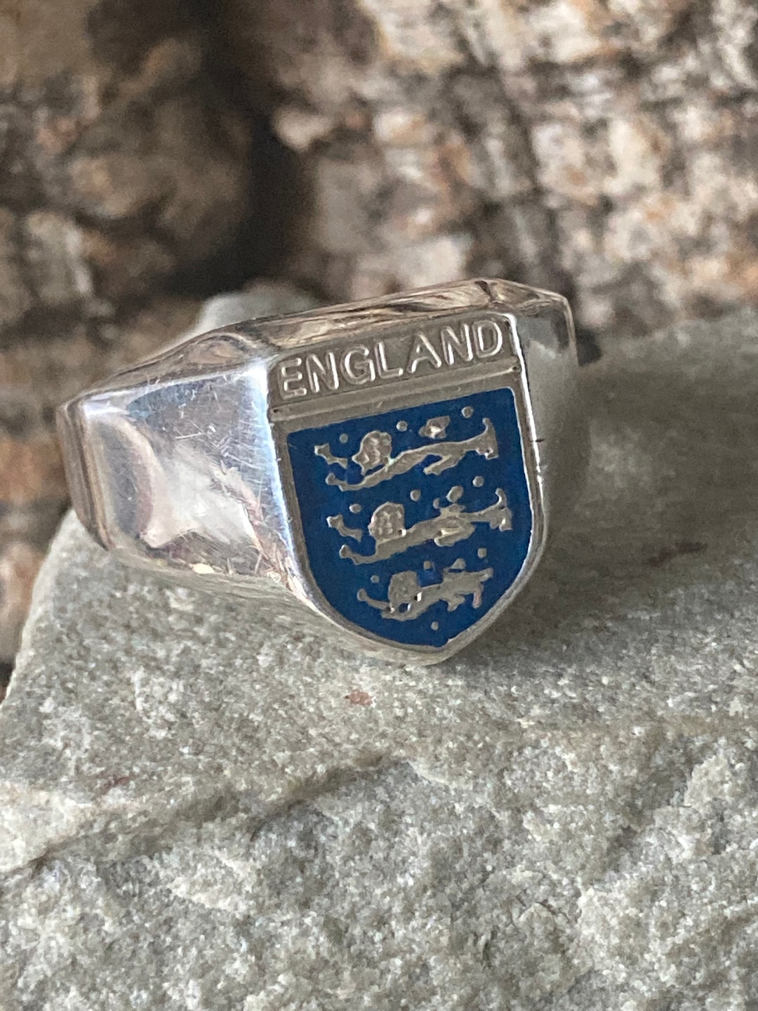 The Classic Silver Three Lions England Ring SKU4466 - Etsy