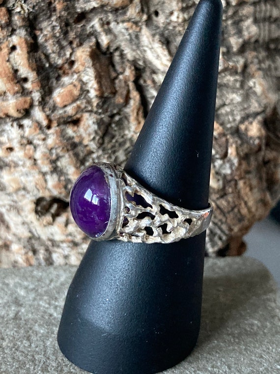 Vintage Style Amethyst Ring