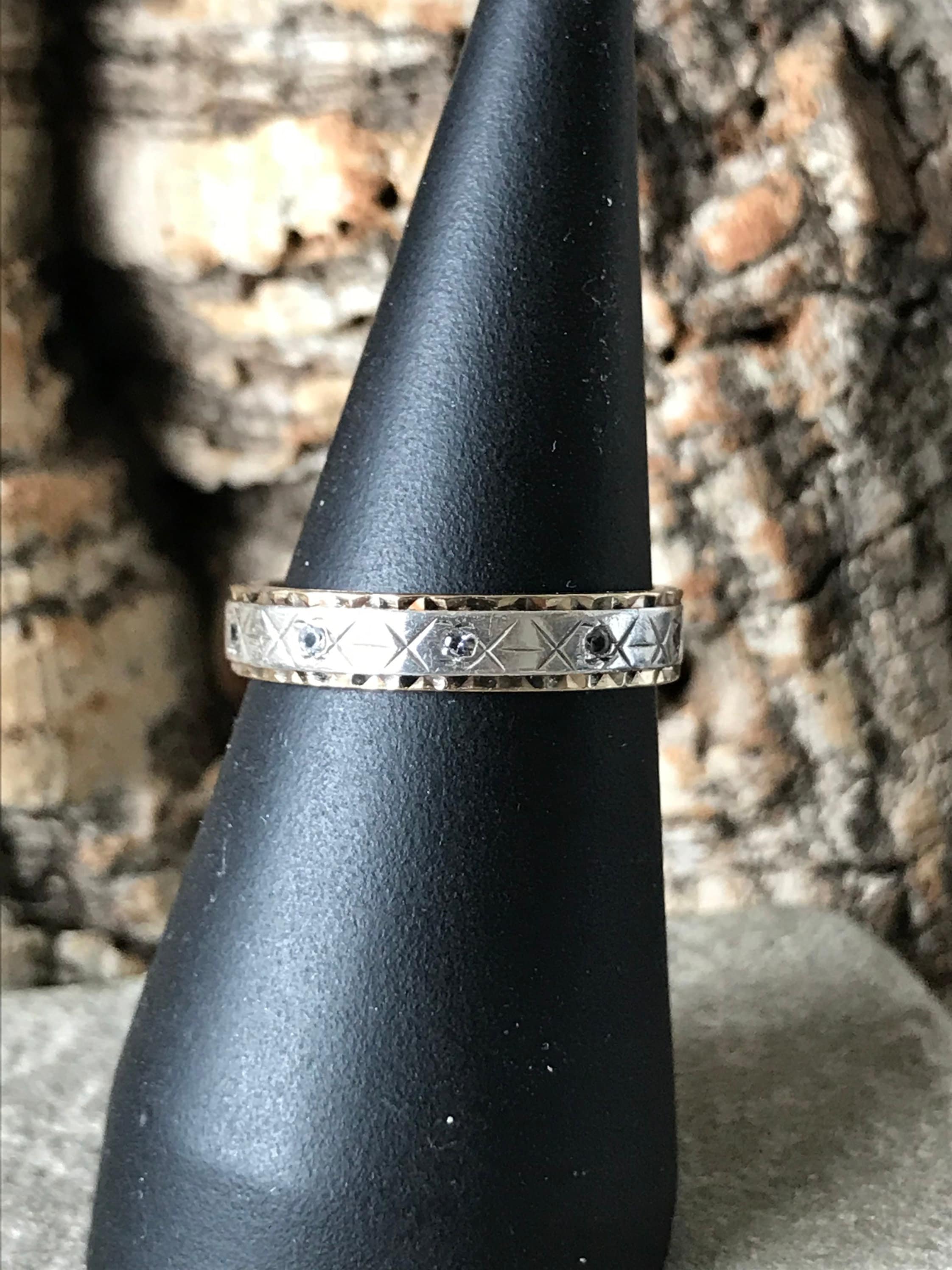 A Classic Faux Diamond Full Eternity Ring SKU4188 - Etsy