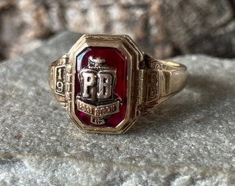 American College Ring - Etsy