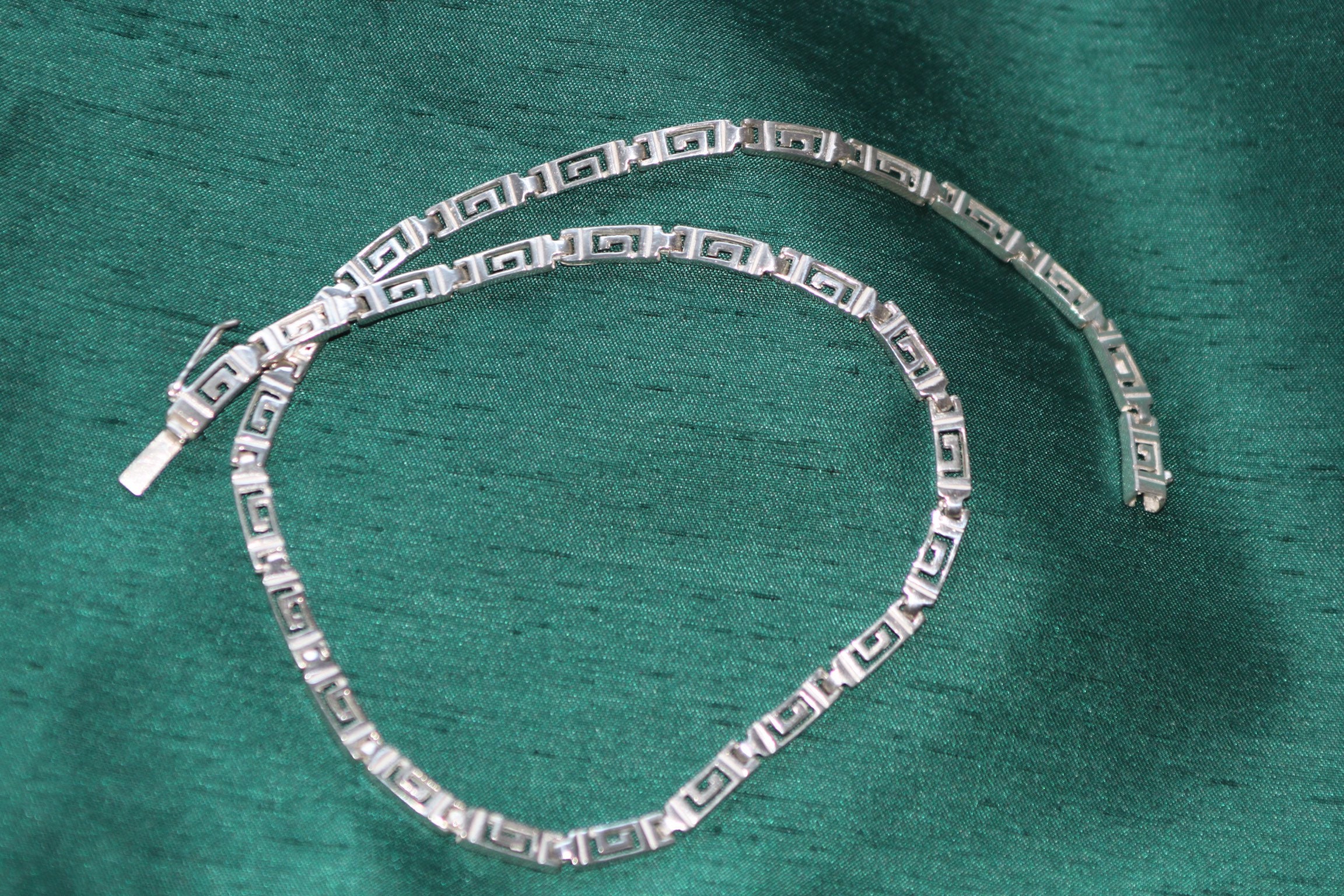 A Wonderful Silver Greek Key Collar SKU1995 | Etsy