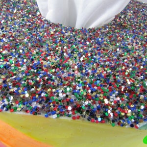 Rainbow Tissue Box Cover - Etsy