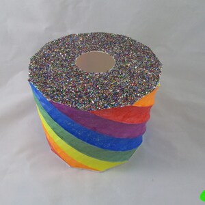 Rainbow Tissue Box Cover - Etsy