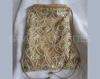 Sequin Drawstring Money Bag Beauty Bag 16 Color Choices - Etsy