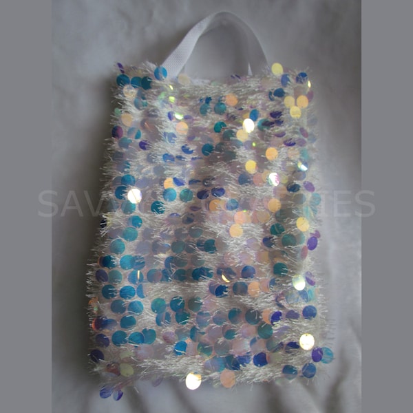 Sequin Tote Bag - Etsy