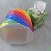 Rainbow Tissue Box Cover - Etsy