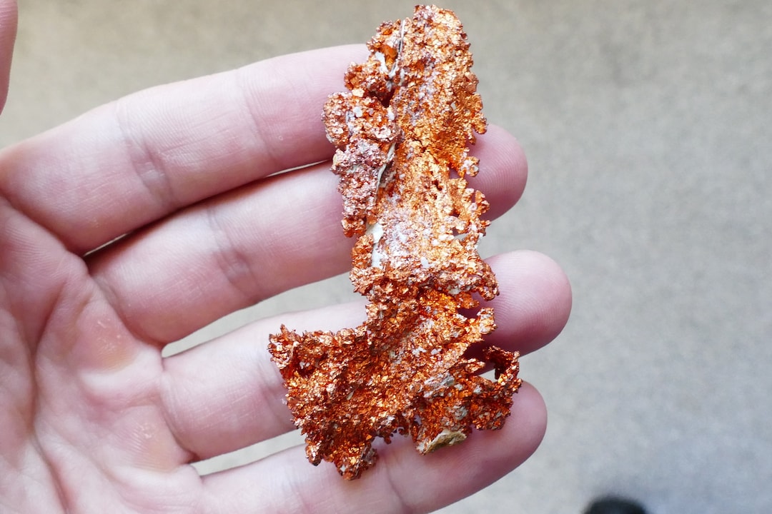 Native Copper Mineral Specimen Natural 24.4 Grams 0.86 Oz - Etsy
