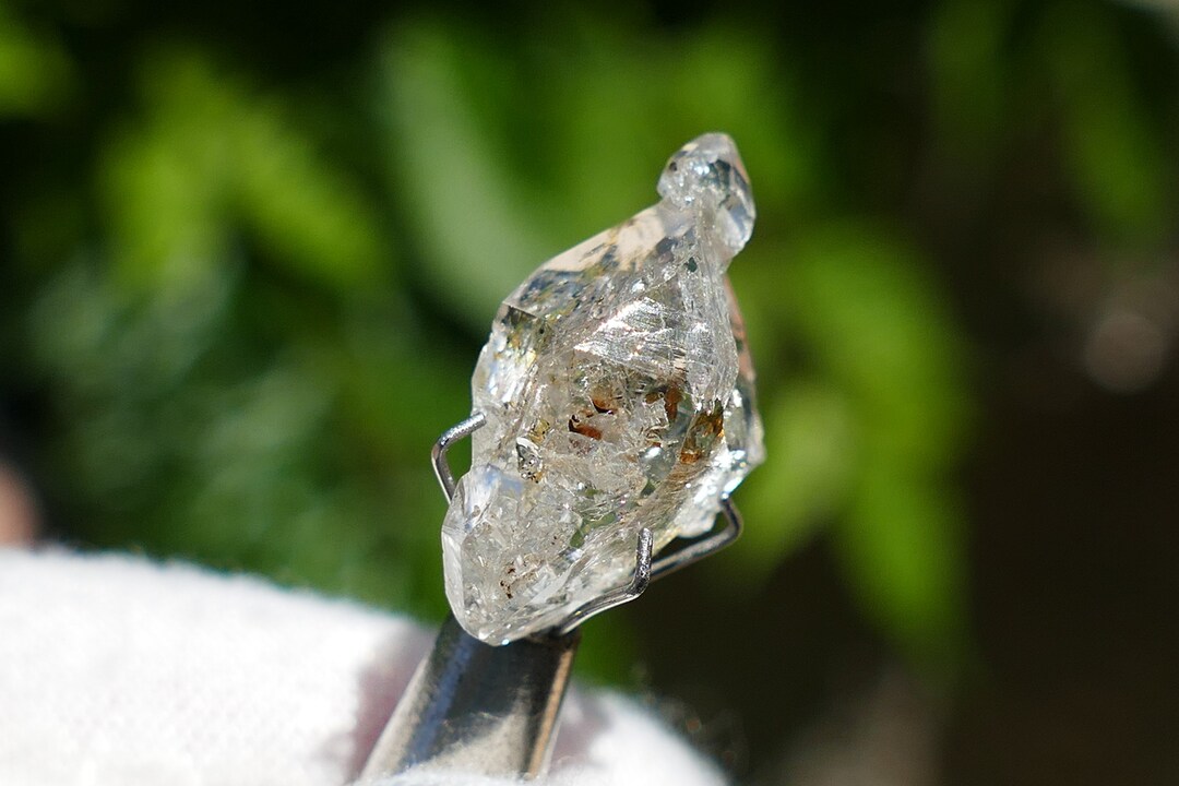 Petroleum Oil Diamond Quartz Crystal Specimen Fluorescent Crystals 5.84 ...