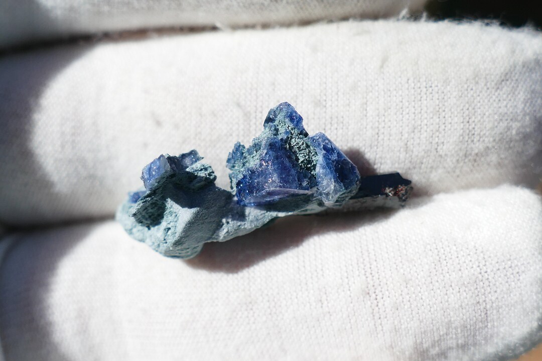 Extremely Rare Benitoite and Neptunite Crystal in Matrix 11.95 Size ...