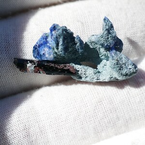 Extremely Rare Benitoite and Neptunite Crystal in Matrix 11.95 Size ...