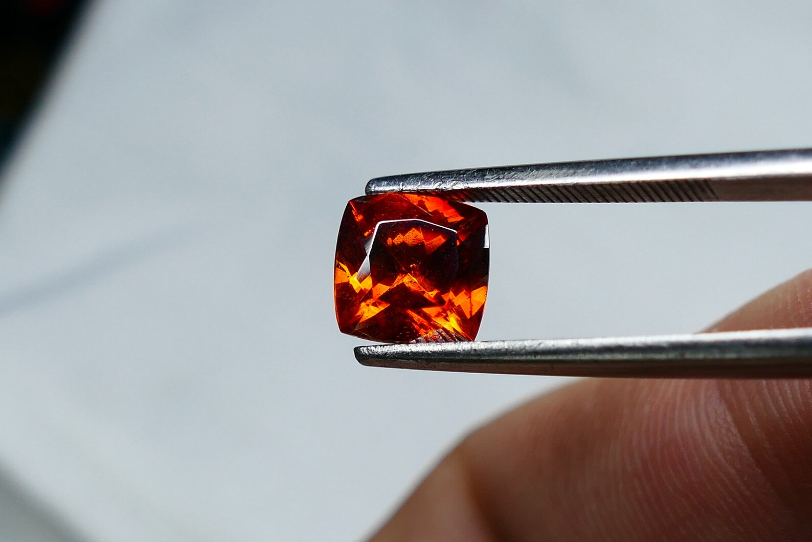 2.65ct Sphalerite Square Cut Gemstone From Spain Spanish | Etsy