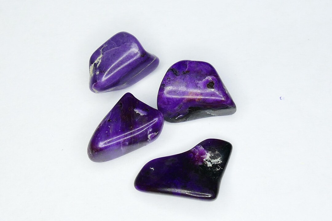 Tumbled Sugilite Rare Gemstone, Purple Sugilite - Etsy