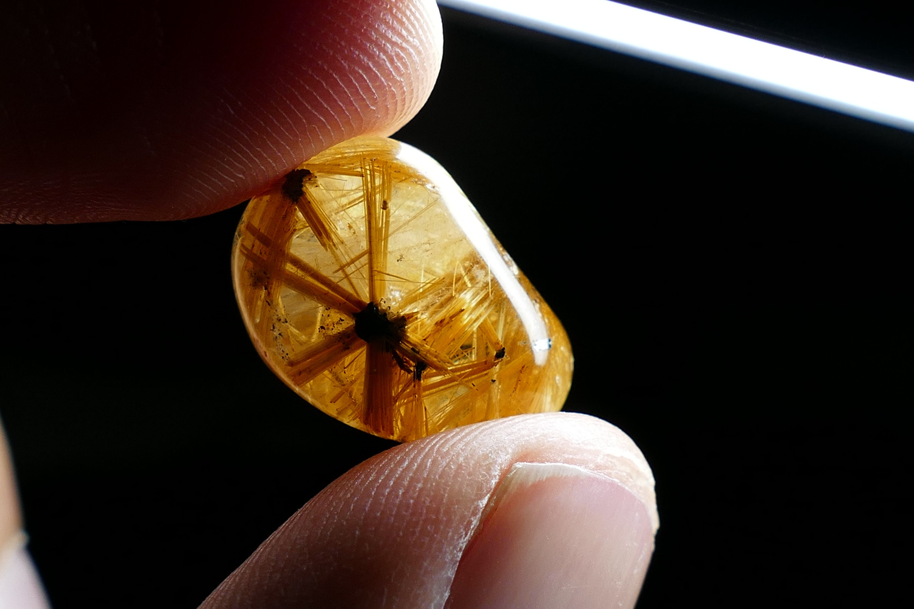 Rare Star Rutilated Quartz Crystal Rutile Quartz Polished | Etsy