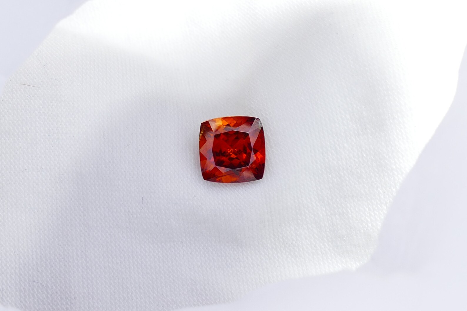 2.65ct Sphalerite Square Cut Gemstone From Spain Spanish | Etsy