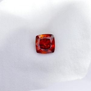 2.65ct Sphalerite Square Cut Gemstone From Spain - Spanish Sphalerite ...