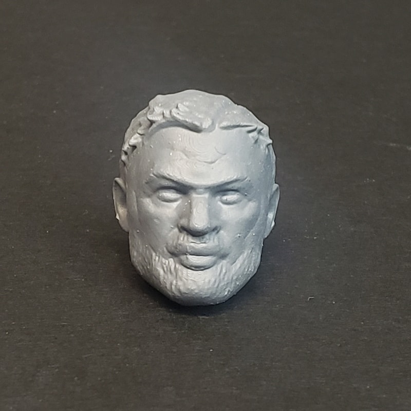 1:12 Scale Action Figure Head - Etsy