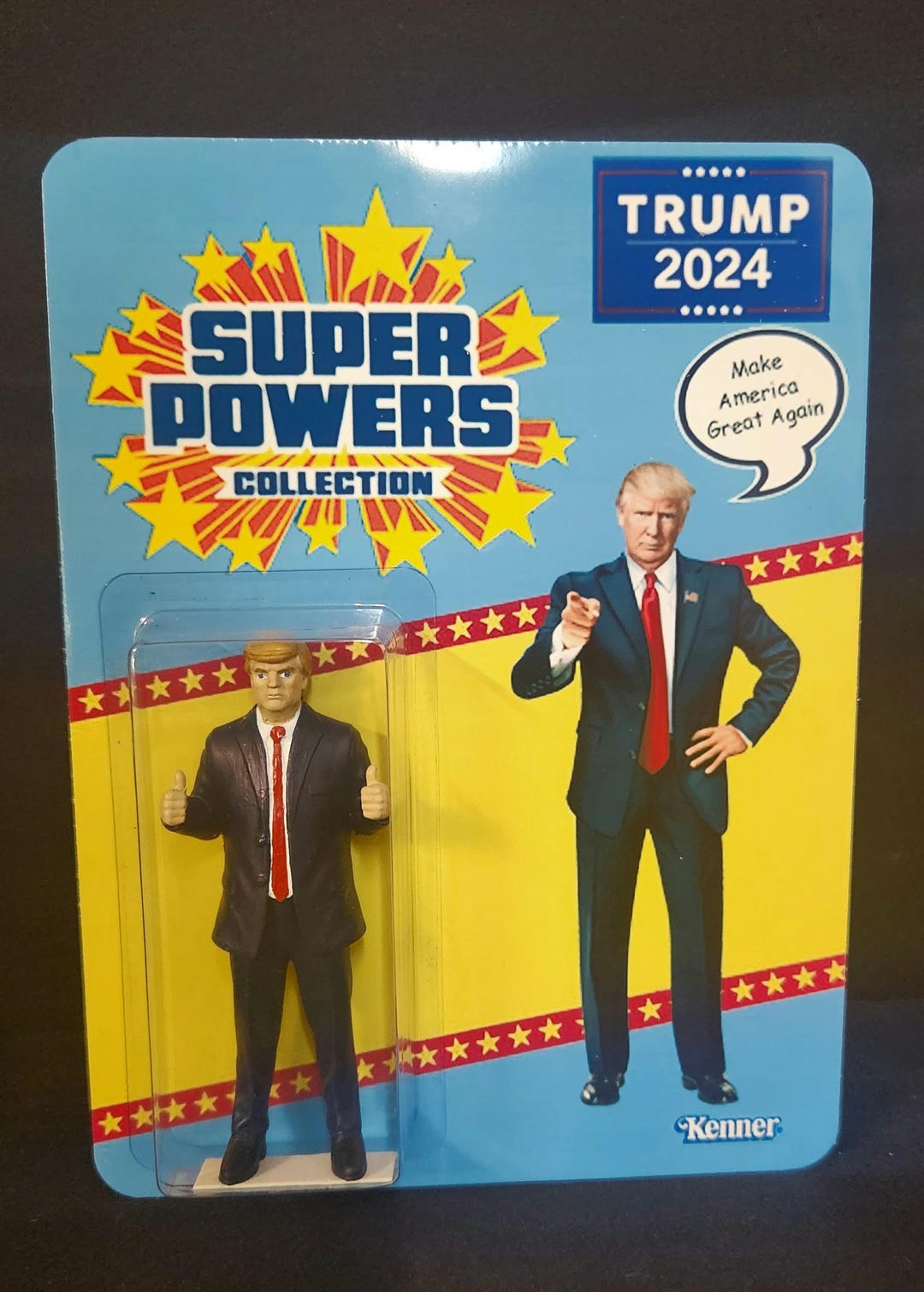 President Donald Trump - Custom Kenner Style Action Figure - Action ...