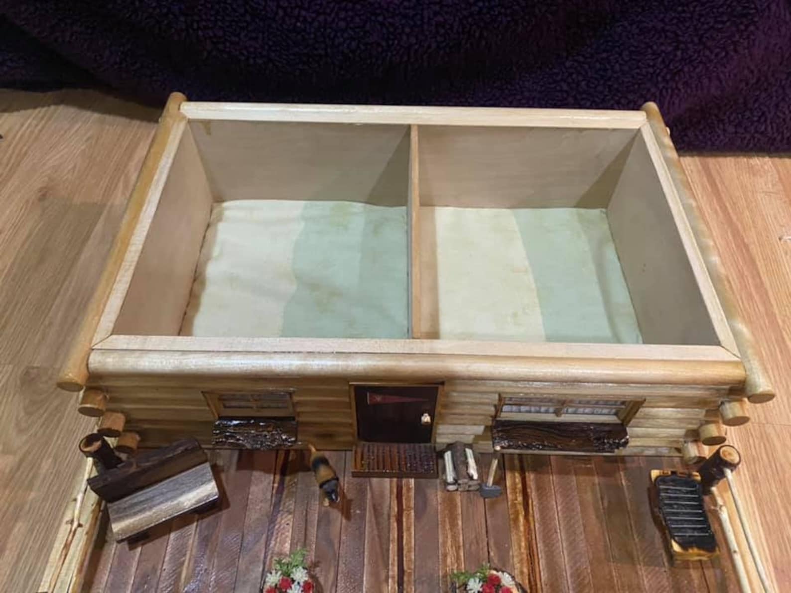 Companion / Couples Custom Log Cabin Urn - Etsy