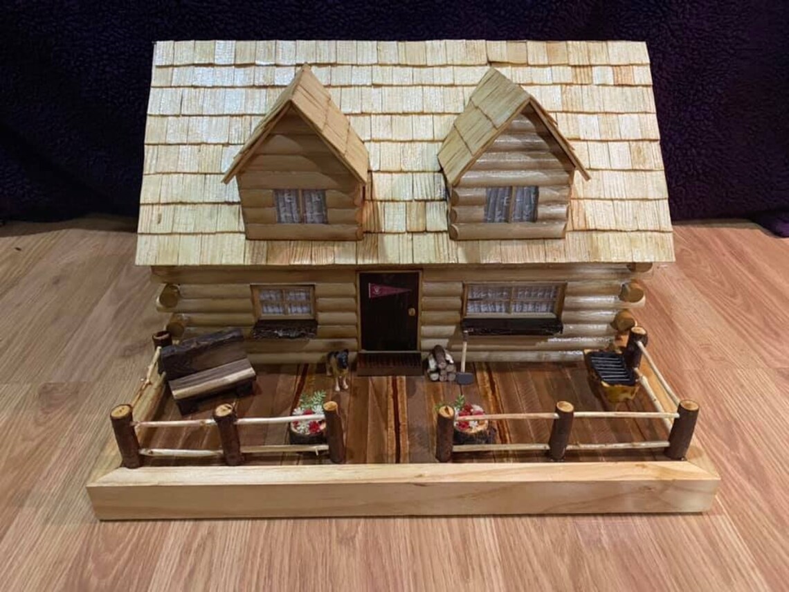 Companion / Couples Custom Log Cabin Urn - Etsy