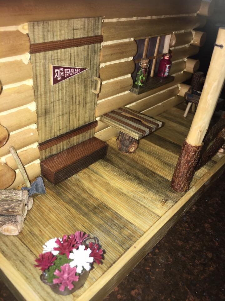 Custom Log Cabin Urn - Etsy